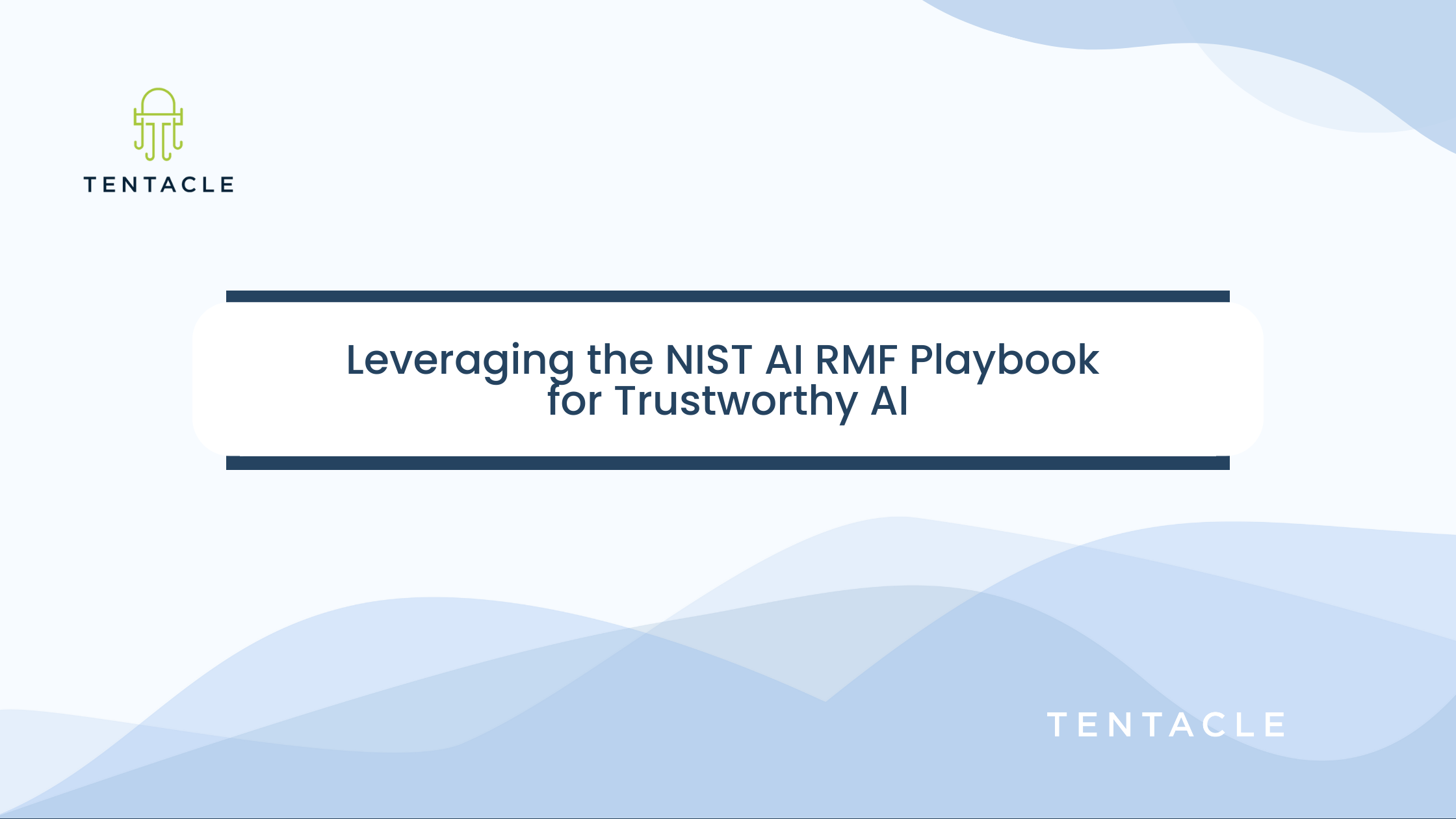 Leveraging the NIST AI RMF Playbook for Trustworthy AI | Tentacle Blog